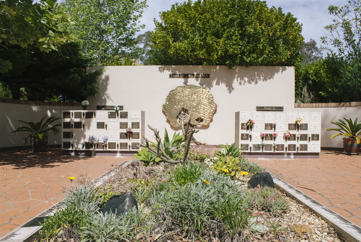 Tree of life columbarium wall | Shoalhaven Bereavement Services